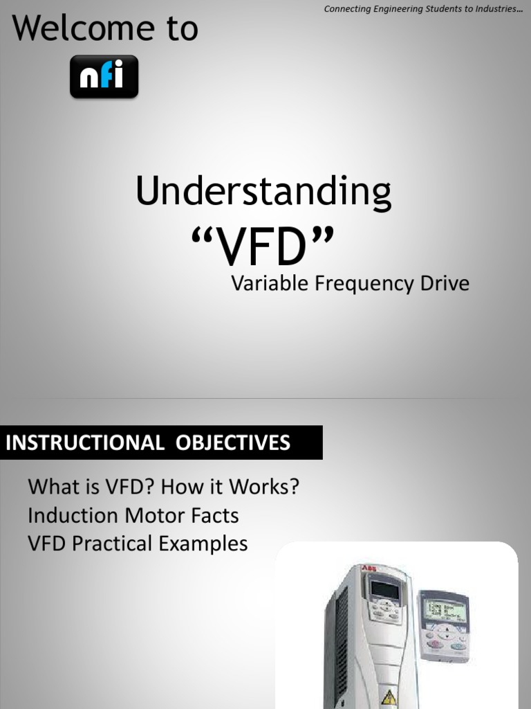 Understanding: Variable Frequency Drive | PDF | Power Inverter | Electric Power