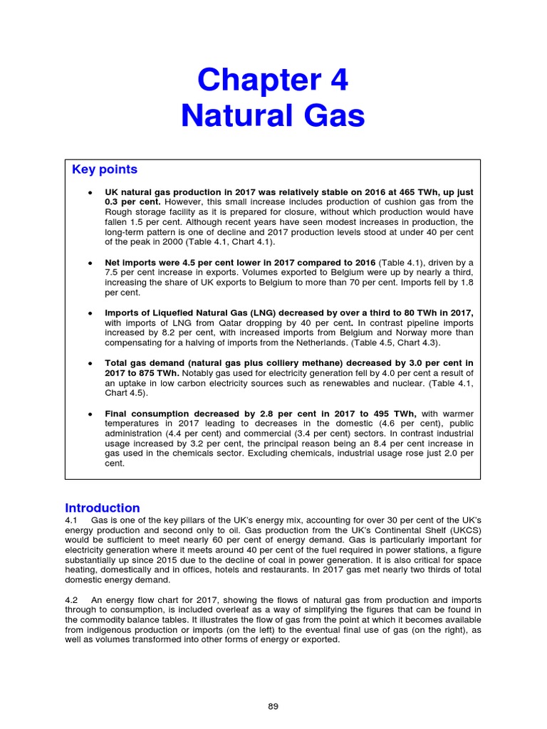 UK Natural Gas | PDF | Natural Gas | World Energy Consumption