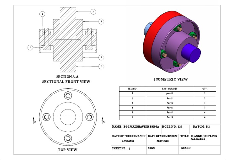 Flange Coupling Assembly | PDF