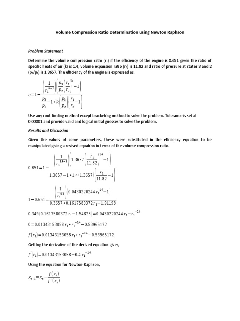 Numerical Methods Machine Problem 1 Pdf Function Mathematics Matrix Mathematics