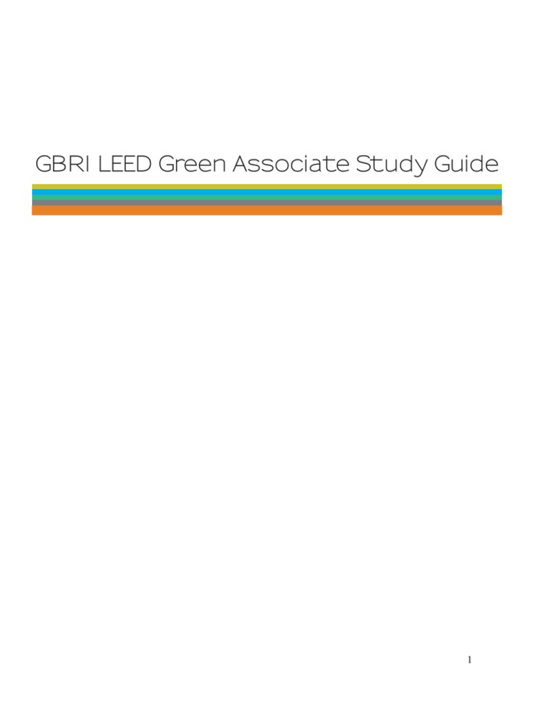 LEED v4 Green Associate Study Guide PDF | PDF | Leadership In Energy ...
