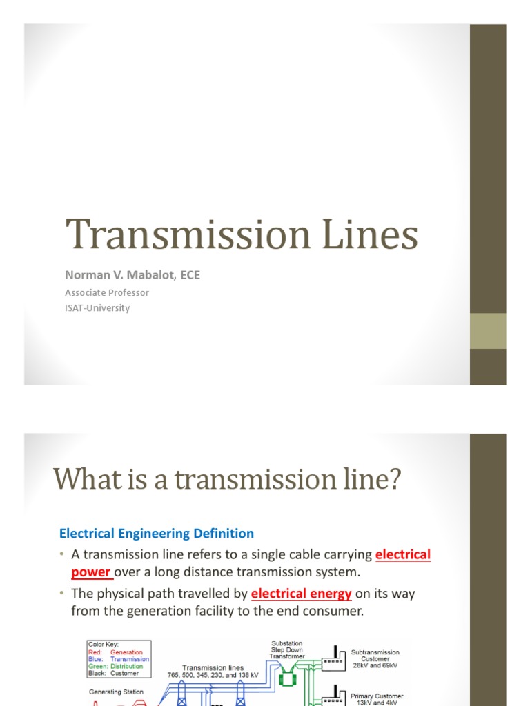 MD 01 Introduction PDF | PDF | Transmission Line | Electric Power ...