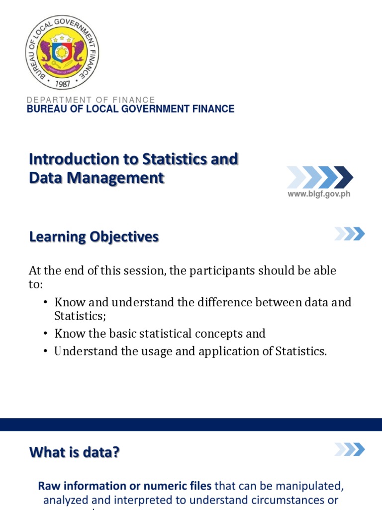 DAMA 01 Introduction | PDF | Level Of Measurement | Statistics