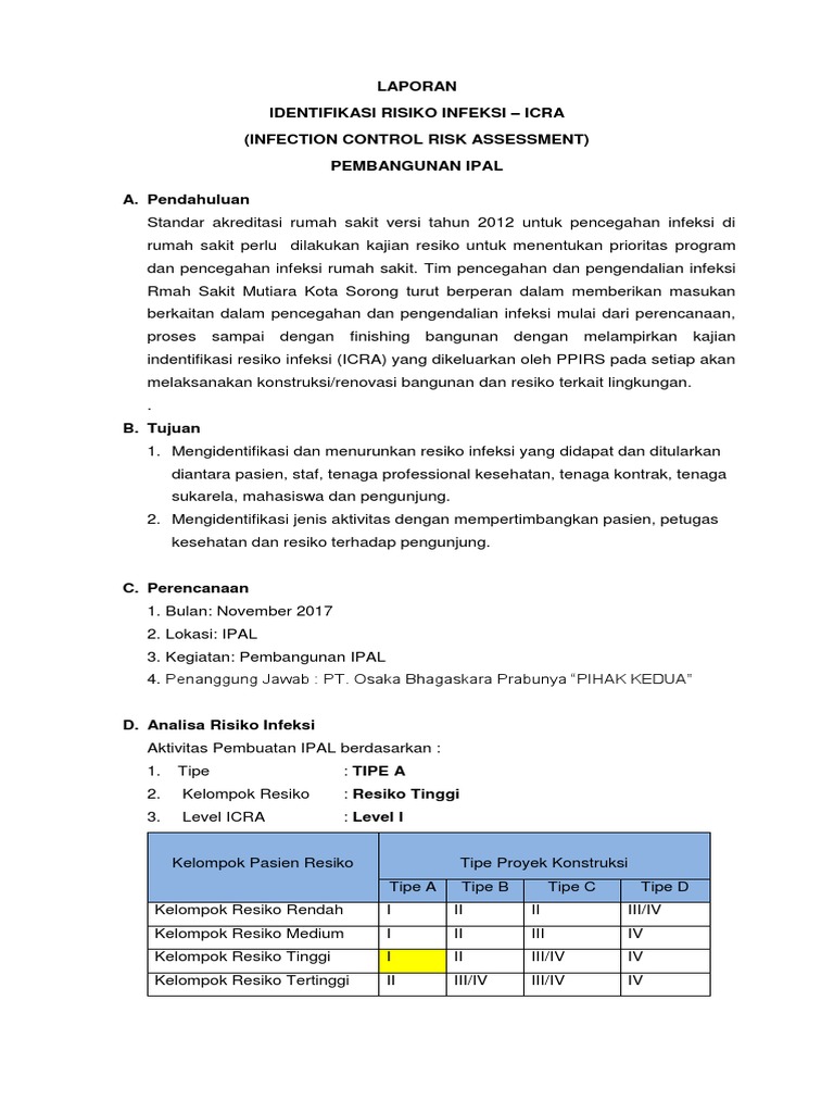 Icra Pembangunan Ipal | PDF