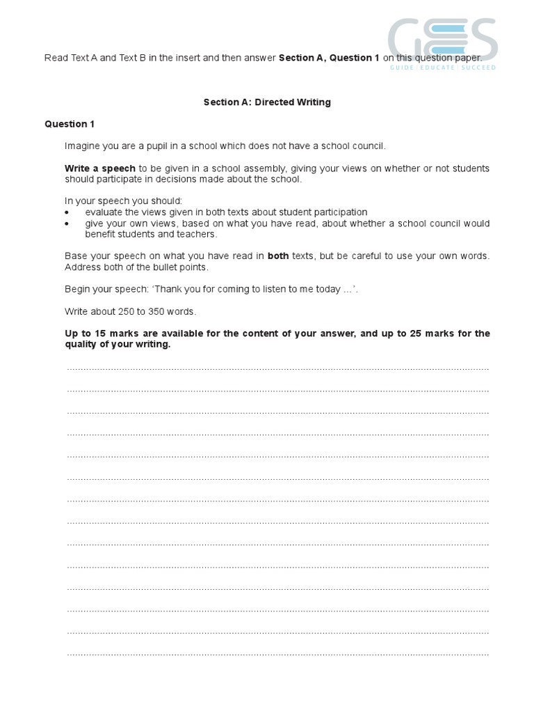 2020 Specimen Paper 2 | PDF | Communication | Cognition