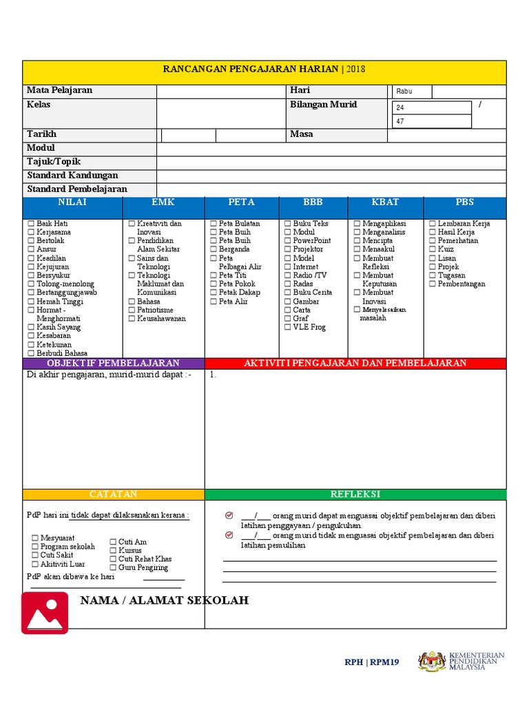 Contoh Tapak Pak21 Rph2 | PDF