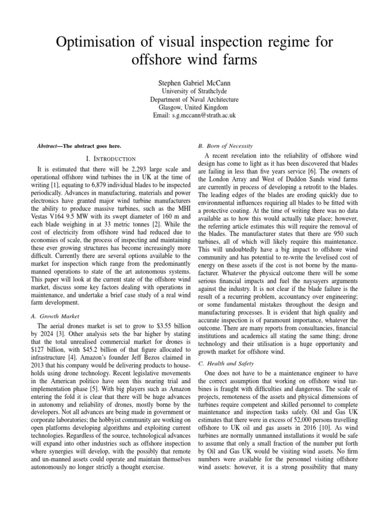 02 Visual Maintenance Strategy Rev A | PDF | Offshore Wind Power | Wind ...