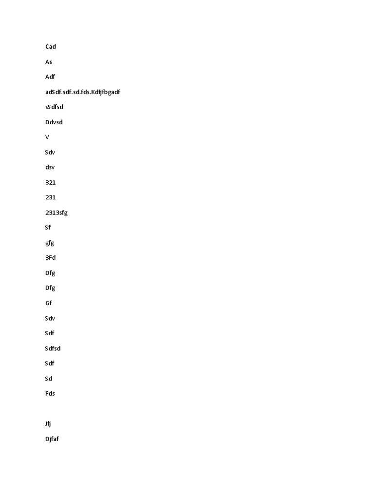 Cad As Adf Adsdf - SDF.SD - Fds.Kdfjfbgadf SSDFSD DDVSD V SDV DSV 321 ...