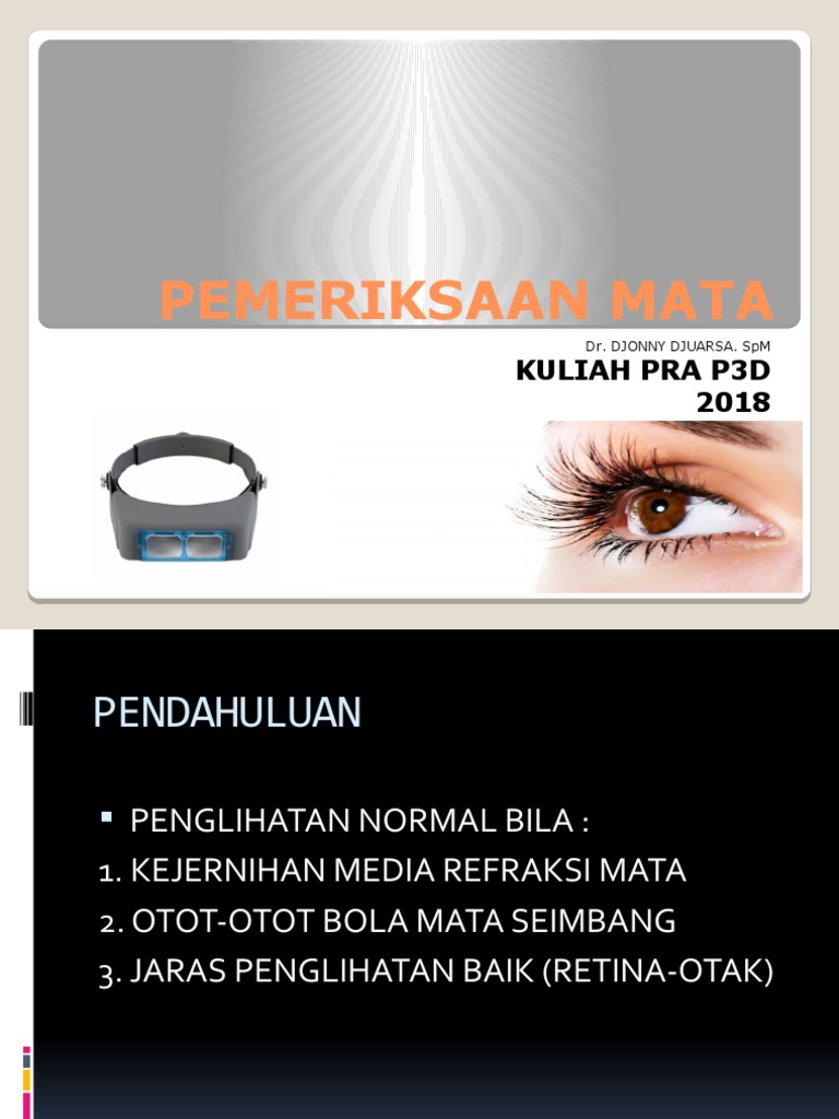 Pemeriksaan Mata | PDF