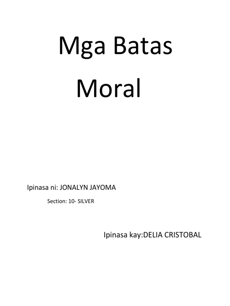 Mga Batas | PDF