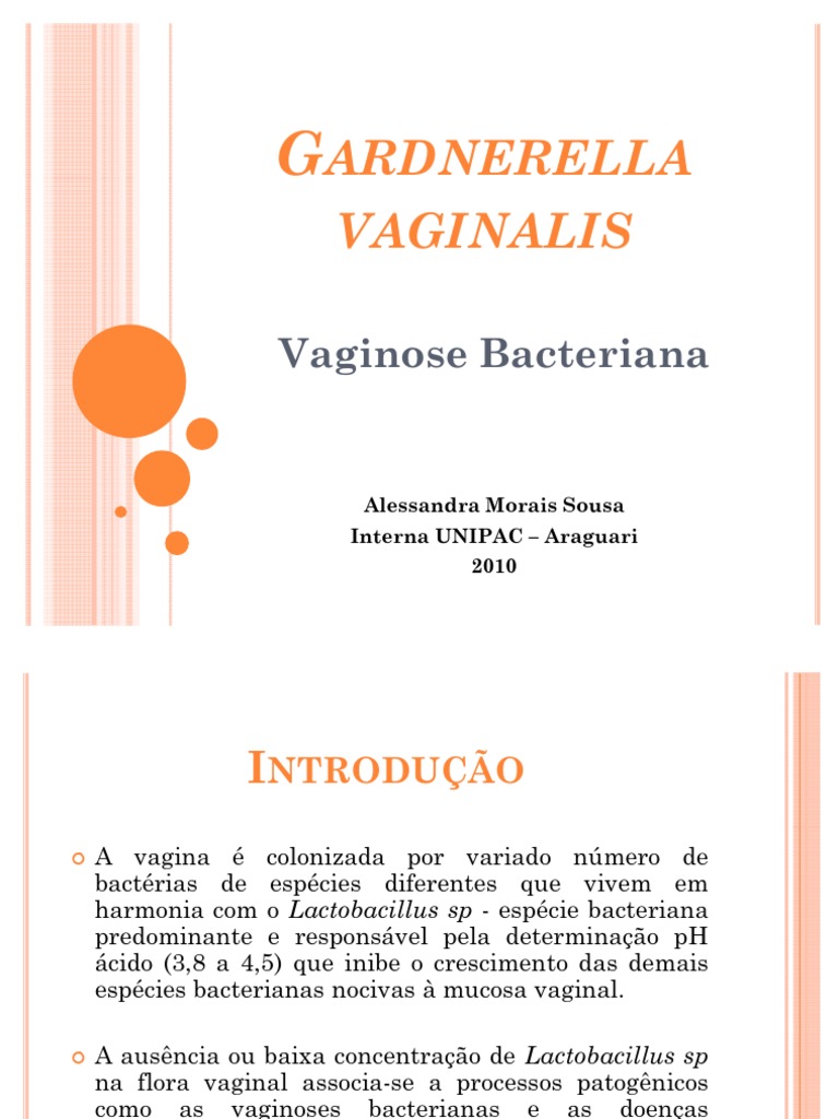 Vaginose Bacteriana - Gardnerella | PDF | Bactérias | RTT