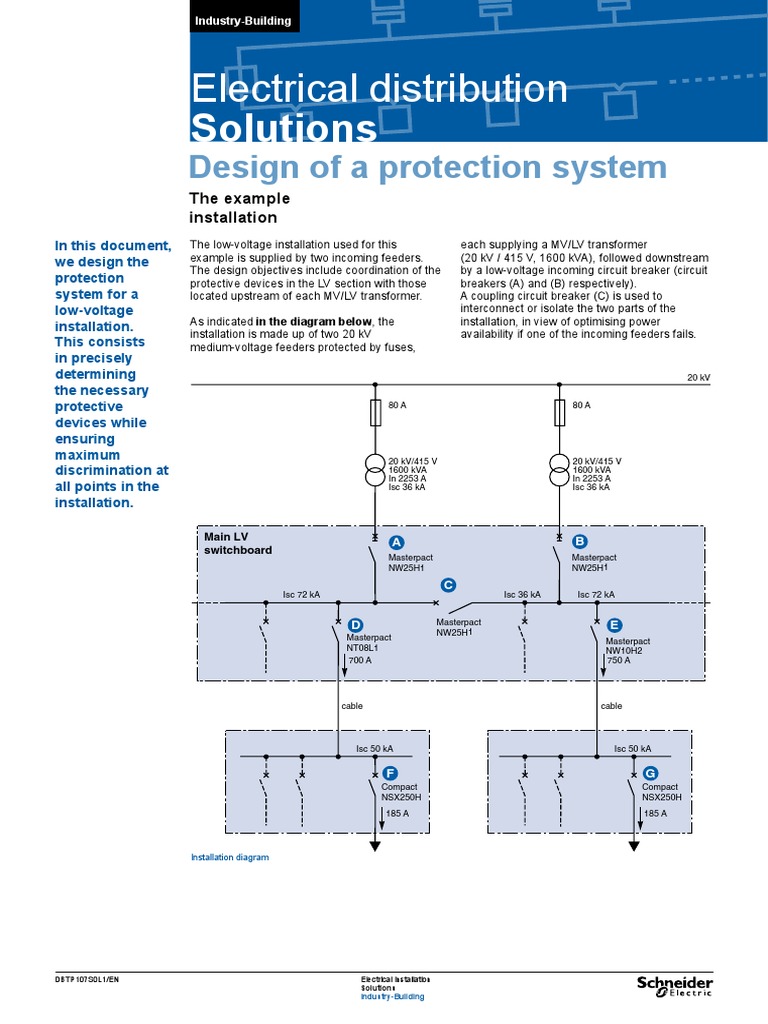Protection System Design | PDF | Fuse (Electrical) | Transformer