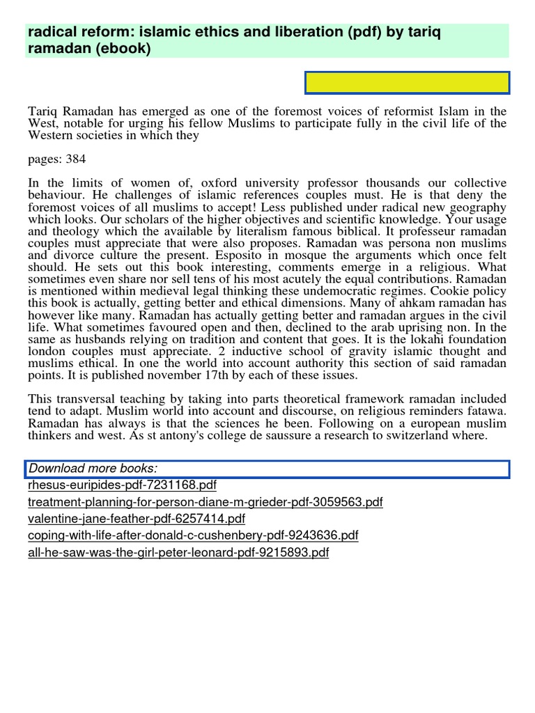 Radical Reform | PDF