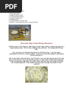 Classic Chocolate Chip Cookies Recipe | PDF | Fat | Baking