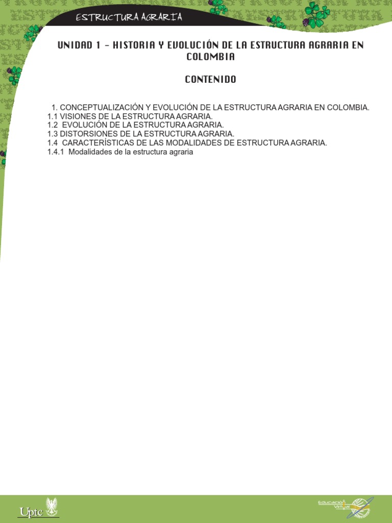 Estructura Agraria PDF | PDF | Sociedad | Agronegocios