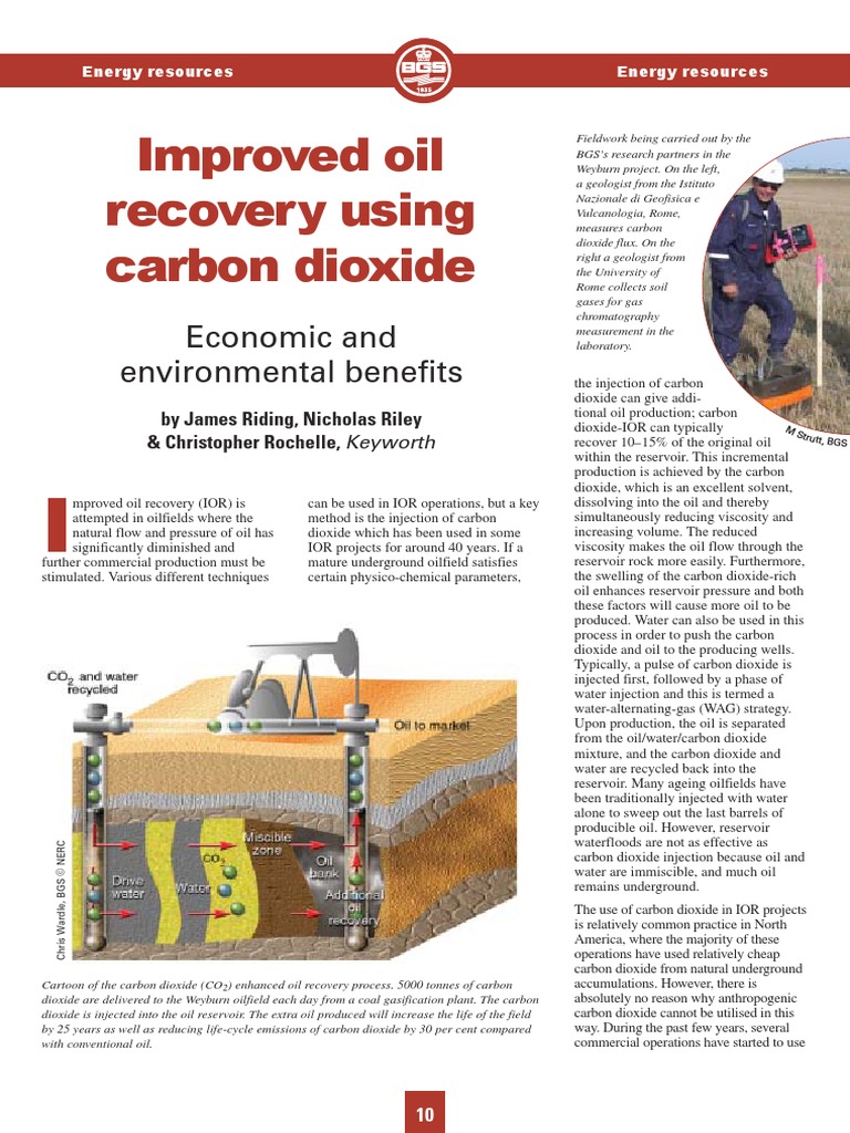 Improved Oil Recovery Using Carbon Dioxide: Economic and Environmental ...