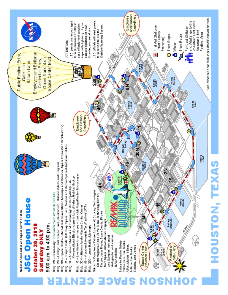 Johnson Space Center Parking Guide | PDF | Nasa | Government Programs