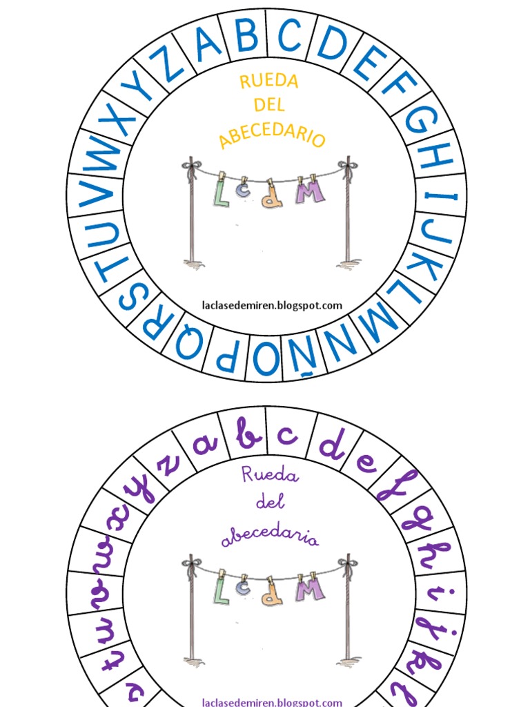 Rueda Abecedario Castellano | PDF