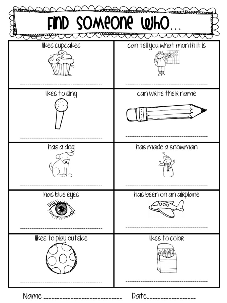 Find Someone Who Freebie | PDF