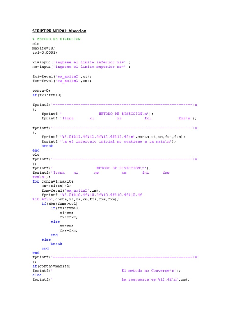 Bisection Method for Root Finding | PDF | Teaching Methods & Materials