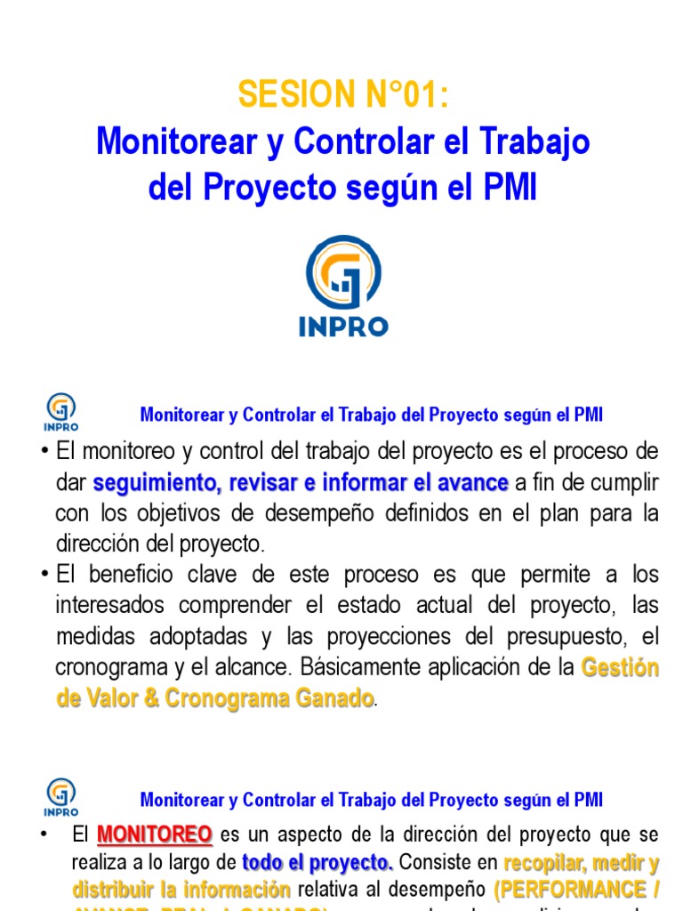 Clase-01-Monitorear-y-Controlar-el-Trabajo-del-Proyecto-según-el-PMI ...