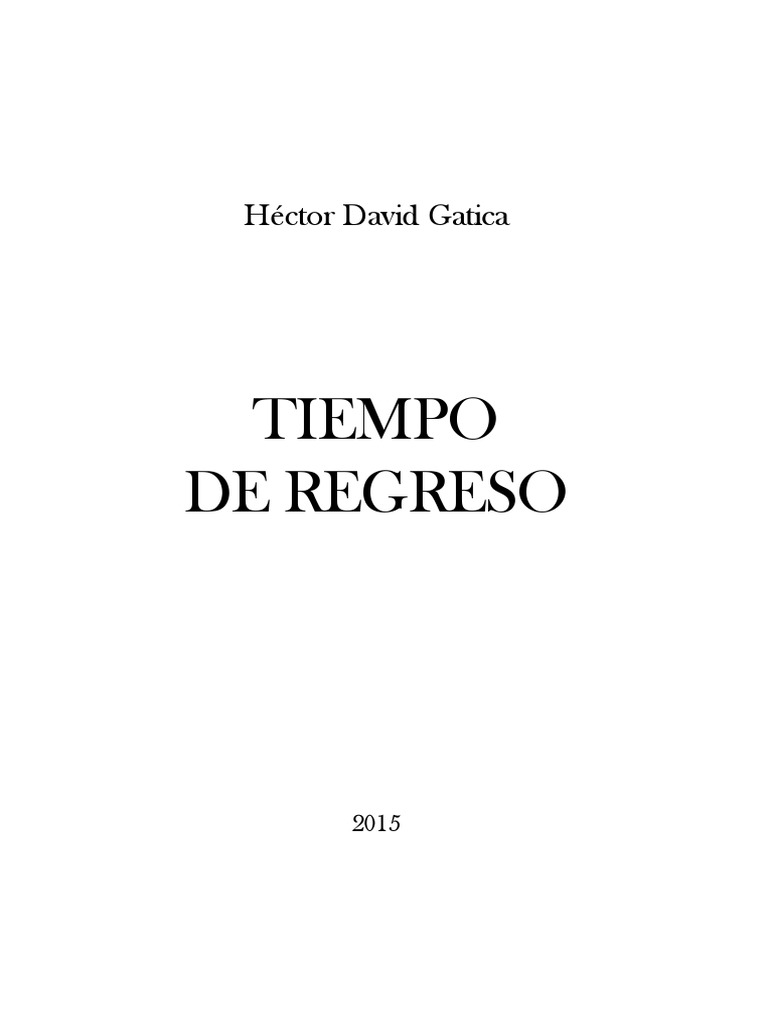 Tiempo de Regreso - Héctor David Gatica. | PDF | Poesía | Aves