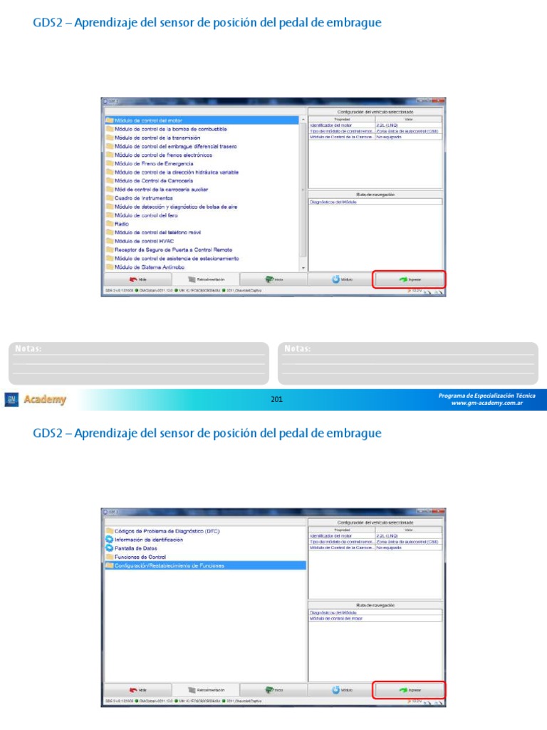 Chevrolet Captiva Procedimientos Scanner Diesel | PDF | Combustibles ...