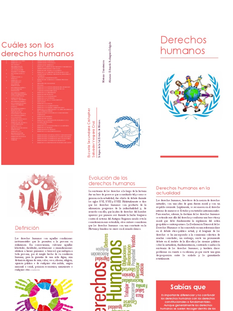 Folleto Derechos Humanos | Derechos humanos | Derechos