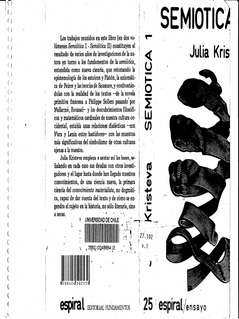 KRISTEVA Julia - Semiotica I | PDF