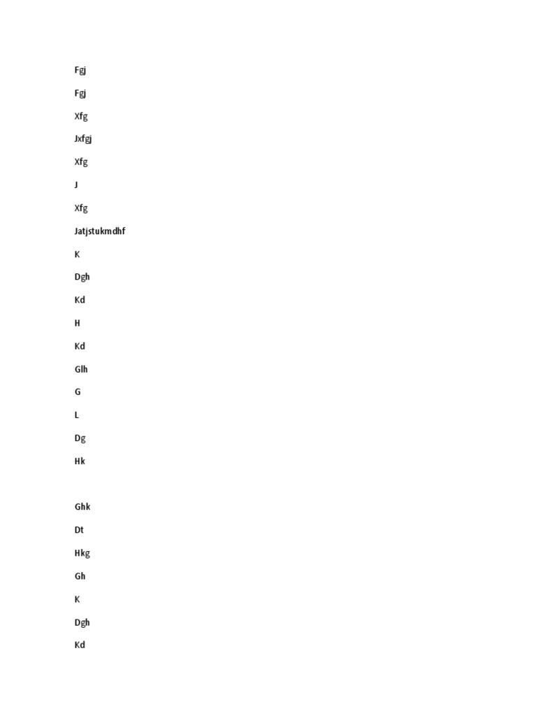 FGJ FGJ XFG JXFGJ XFG J XFG Jatjstukmdhf K DGH KD H KD GLH G L DG HK | PDF