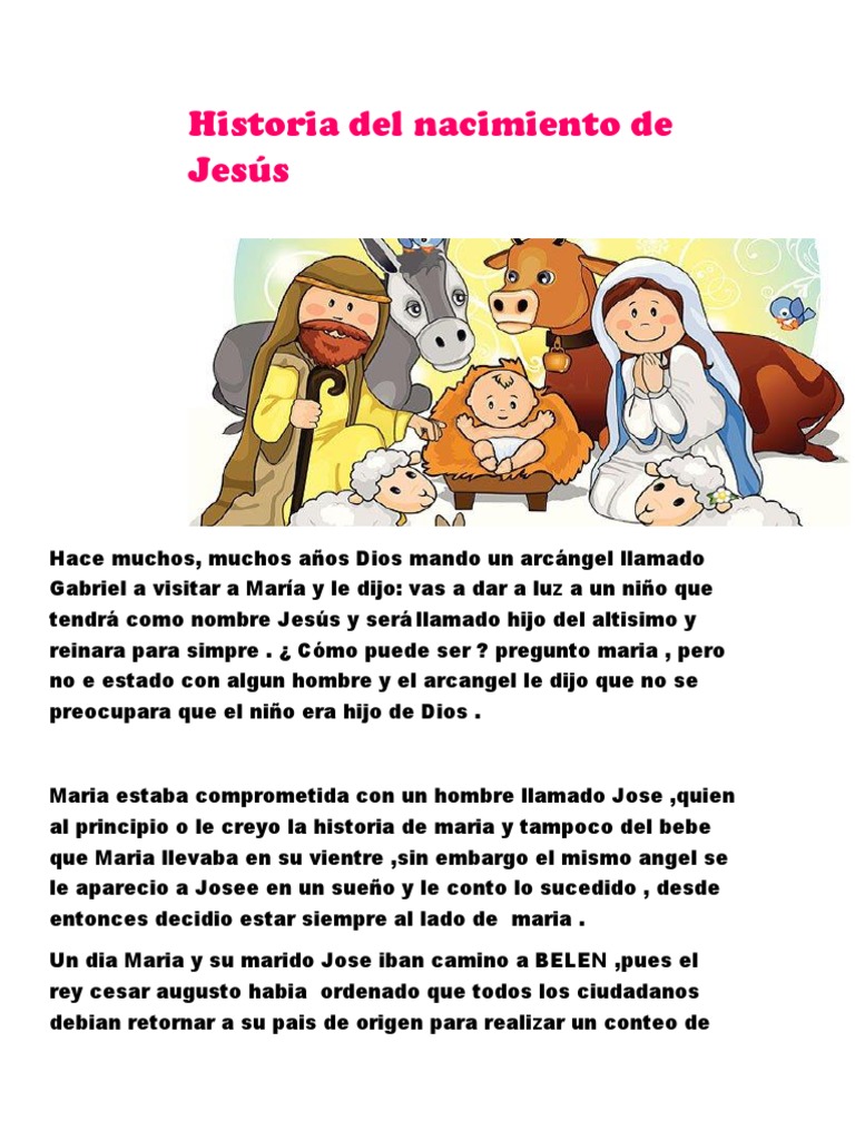 Historia Del Nacimiento de Jesús | PDF
