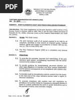 BOC Customs Memorandum Order 7-2014 | PDF | Government | Economies