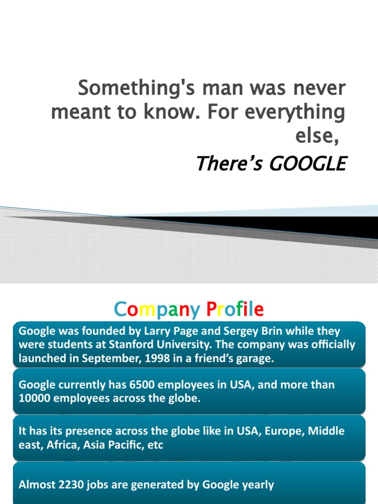 Something's Man Was Never Meant To Know. For Everything Else | PDF | Human Resource Management ...