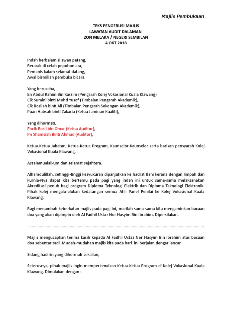 Panduan Pewujudan Rekod Penyediaan Surat Rasmi Memo Dan E-Mel Rasmi PDF ...