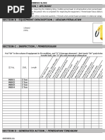 Chain Block Inspection Checklist Form | PDF