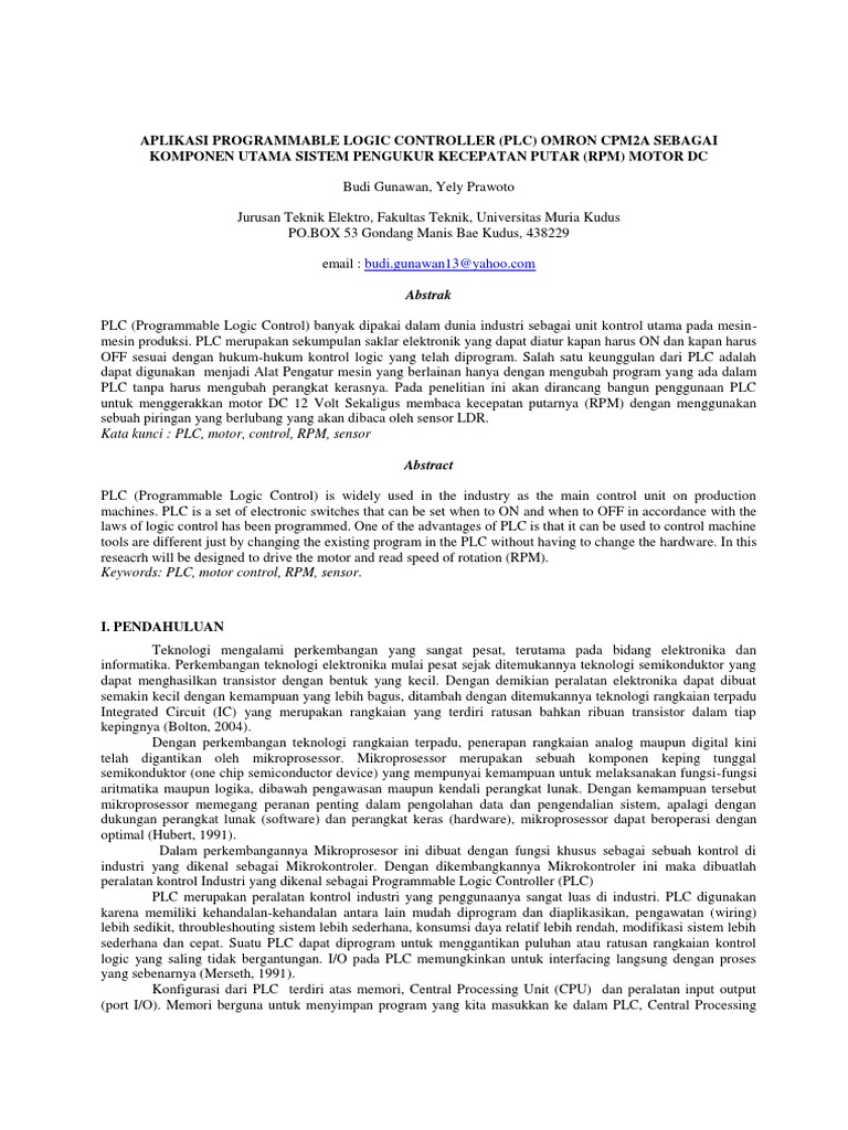 Plc Omron Pdf Pdf