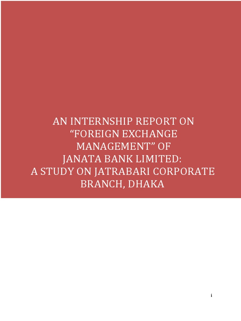 Internship Report BBA Final Jilany | PDF | Letter Of Credit | Economies