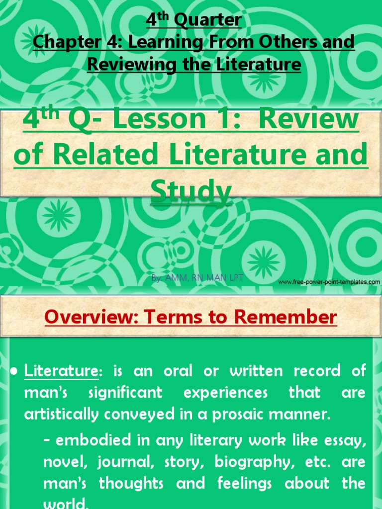 Literature Review Essentials and Types | PDF | Data | Thesis