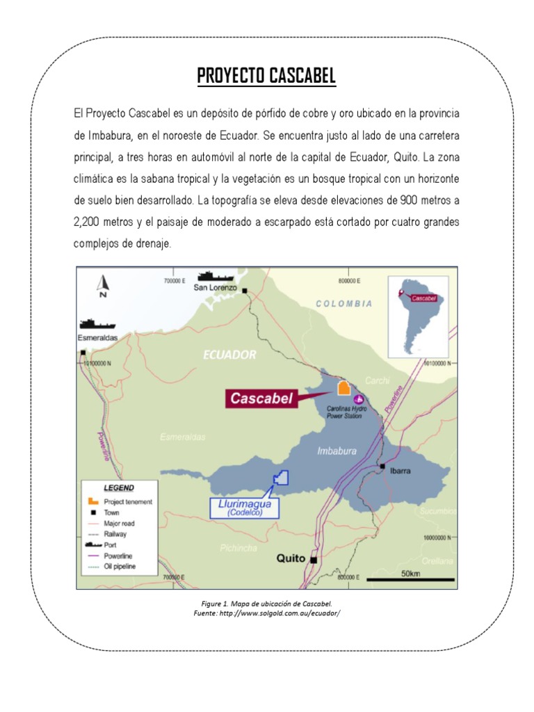 Proyecto Cascabel | PDF | Minería | Ecuador