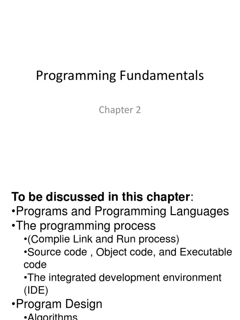 Chapter2 1 | PDF | Computer Program | Programming