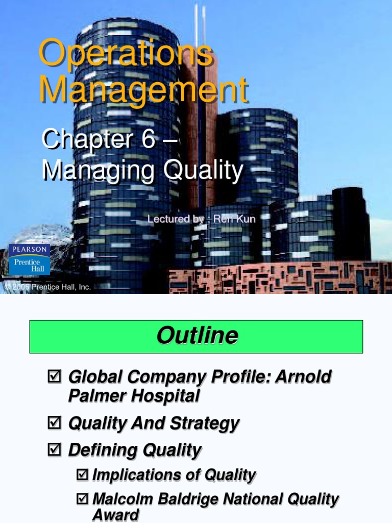 Operations Management: - Managing Quality | Download Free PDF | Six ...