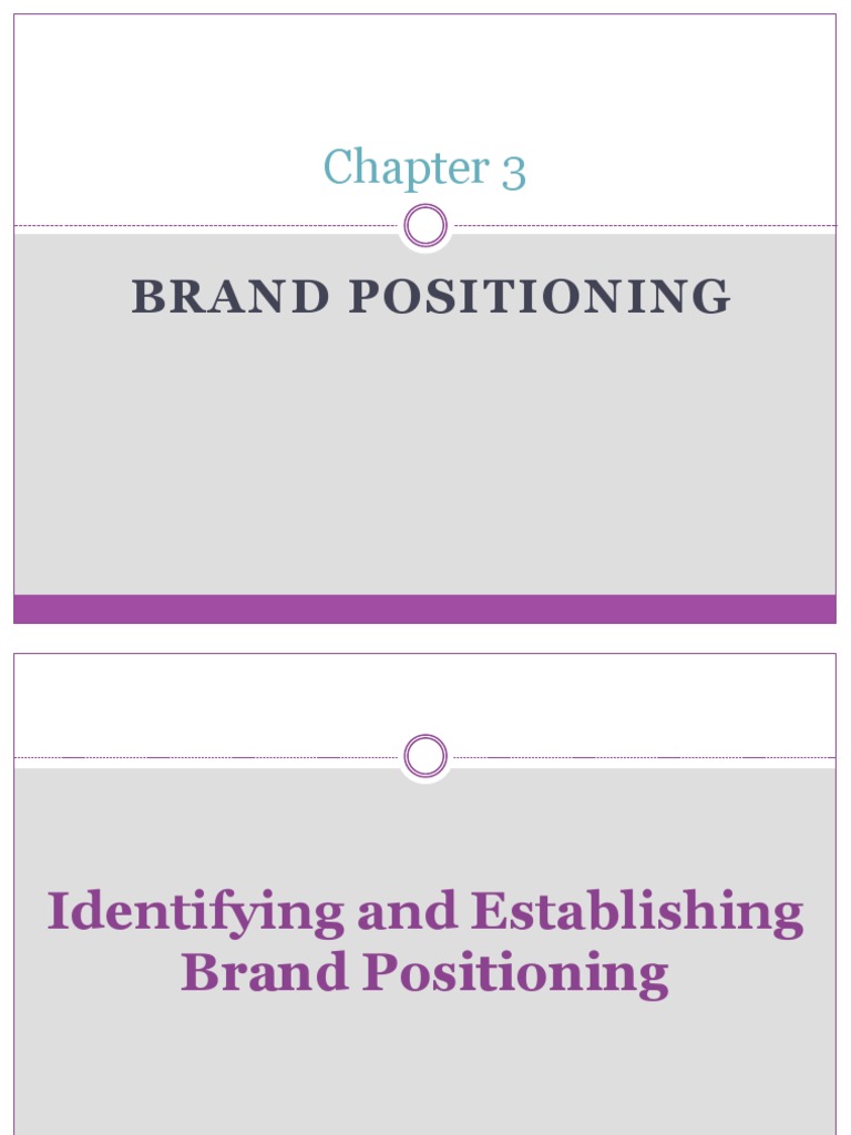 Brand Positioning | PDF | Market Segmentation | Brand