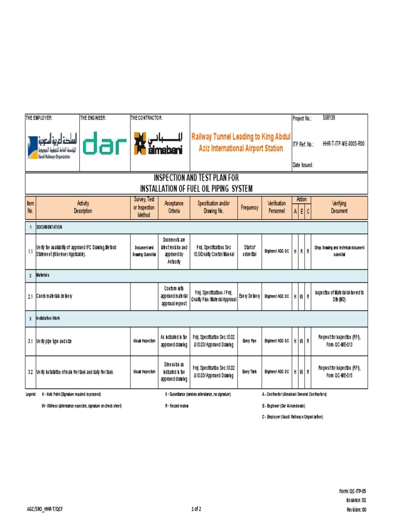1.SRO-QPITP - Mechanical Works | PDF | Specification (Technical Standard) | Engineering