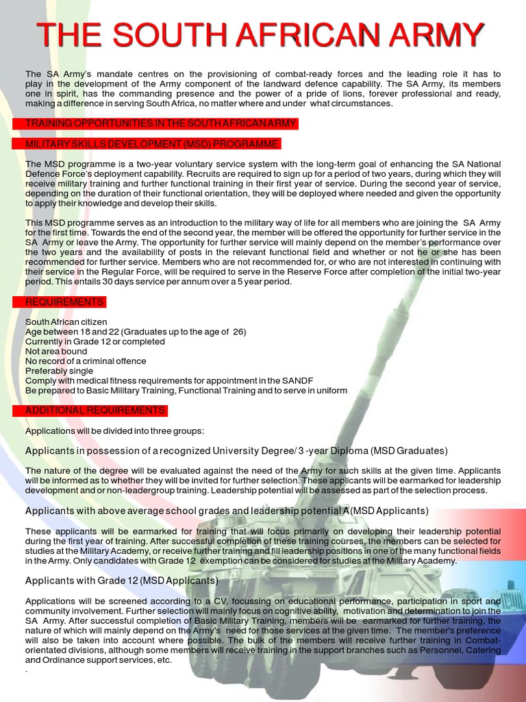 Army Application Forms | PDF | Artillery | Infantry