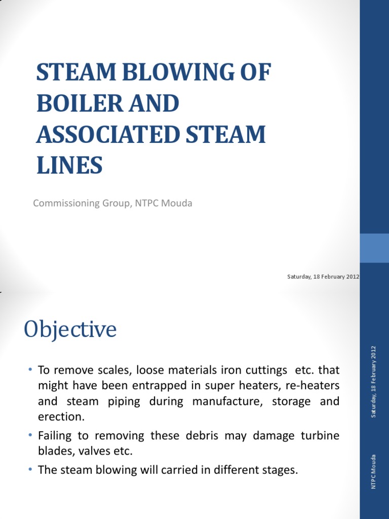 Steam Blowing | PDF | Boiler | Steam