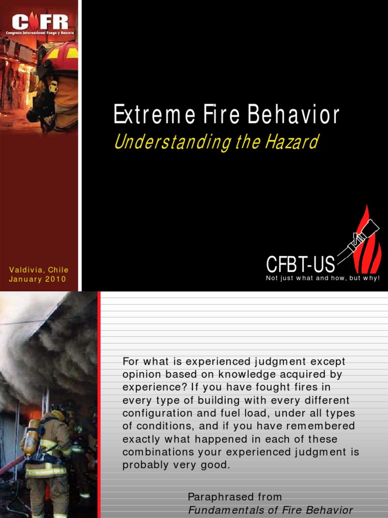 02 Cfir Extreme Fire Behavior | PDF | Combustion | Fires