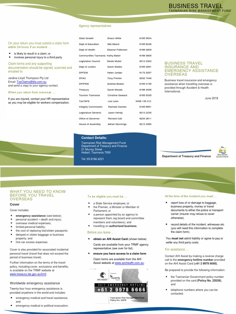 Business Travel Brochure | PDF | Government | Business