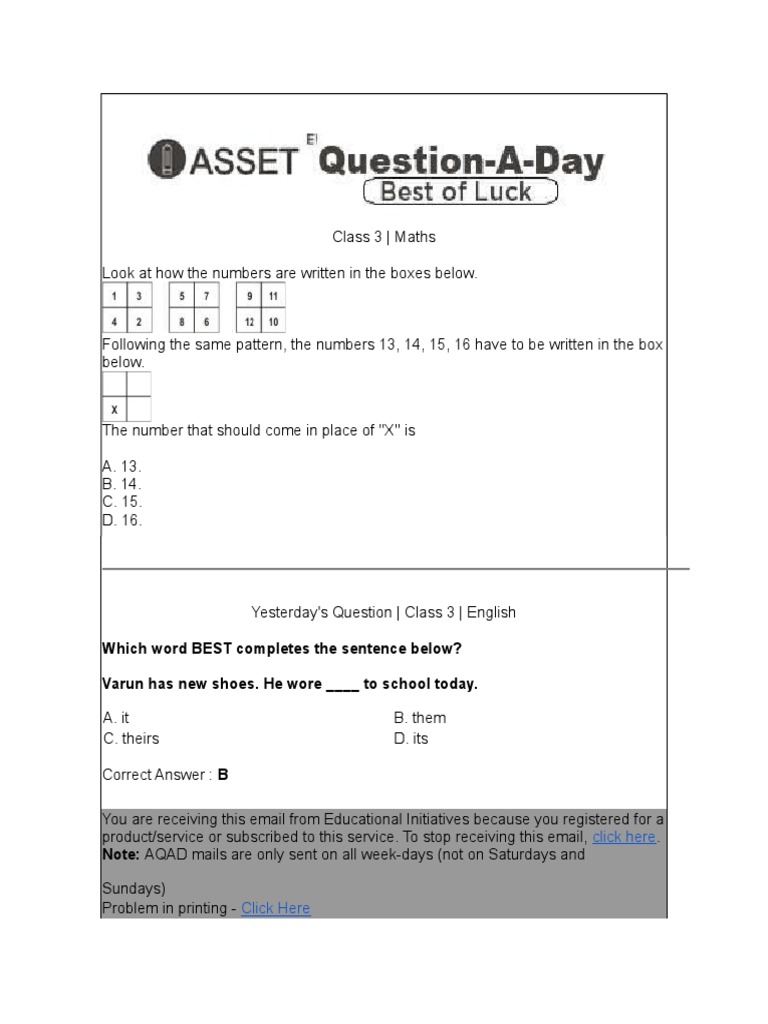 Asset Question-19 June | PDF | Business