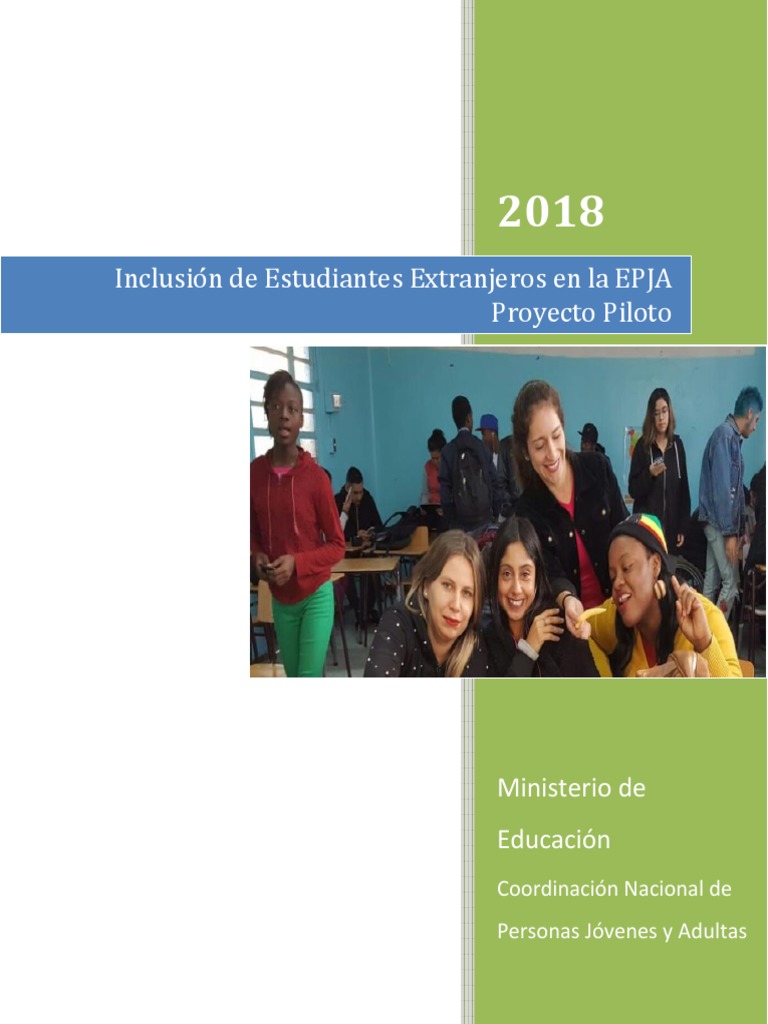 Orientaciones Proyecto Población Extranjera en EPJA 2018 | PDF | Chile | Evaluación