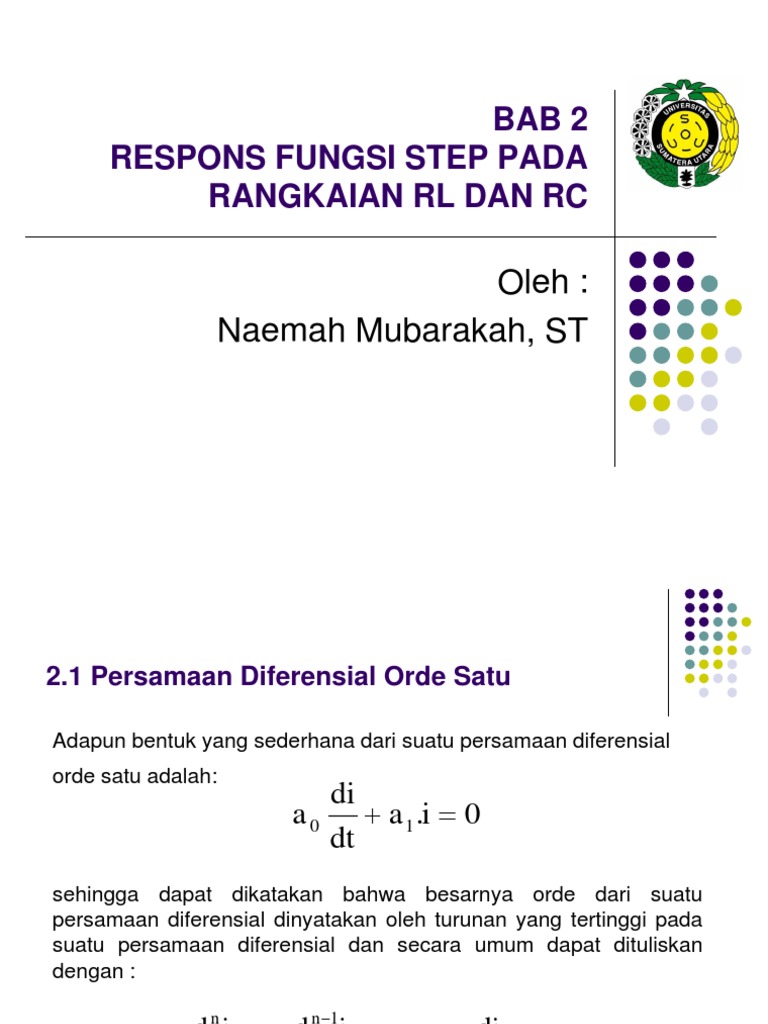 Respons Fungsi Step Pada Rangkaian RL Dan RC | PDF